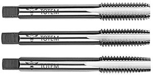 TH1 Totem HSS Tap Set For Threading ( 5/8 Inch) Set Of 3 Pieces Silver ...