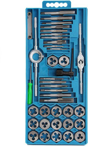 uptodatetools 40pcs Tap Die Set M3-M12 Screw Thread Metric Taps Wrench ...