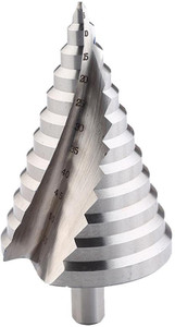 Lyla HSS 6 - 60mm Silver Spiral Step Cone Conicial Drill Titanium Bit ...