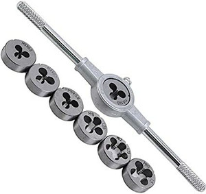ATOZTOOLS 8pcs Metric Adjustable Tap Die Wrench Set M3-M12 Screw Thread ...