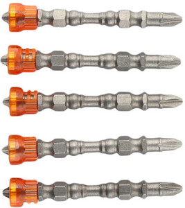 AS TOOL CENTER 5PCS PH2 Magnetic Phillips Cross Screwdriver Bits Set ...
