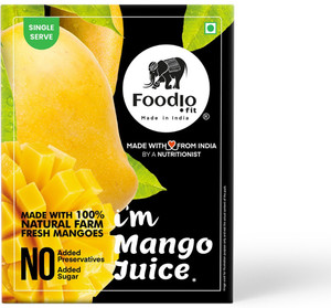 Foodio.fit Mango Juice Powder Mix Pack of 5-(20G Each)- Instant Drink ...