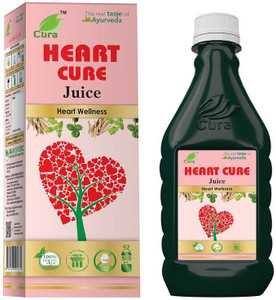 Cura HEART CURE JUICE | Blend of arjuna & ashwagandha | Healthy Heart I ...