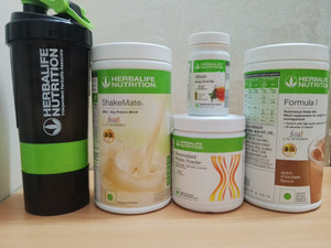 HERBALIFE F1 SHAKE CHOCOLATE,PROTEIN 200gm,AFRESH KHWA,SHAKEMATE AND ...
