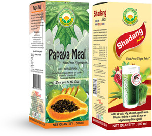 Basic Ayurveda Papaya Meal With Shadang Juice Combo Pack | Ayudrvic ...