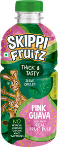 Skippi Ice Pops Thick & Tasty Skippi Fruitz Pink Guava Juice, 200 ML ...