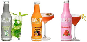 Lazy Cocktails & Co. Vodka Mixers Gift Box -Pack of 6, 12 Serving ...