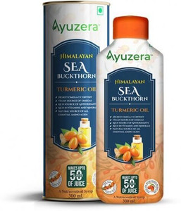 Ayuzera Himalayan Sea Buckthorn with Turmeric Oil 300ml Multivitamin ...