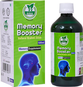 33 HERBALS Memory Booster (Vallarai Brahmi) Juice Price in India - Buy ...
