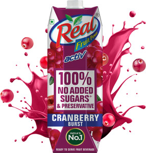 Real Activ Cranberry Juice | No Added Sugar | No Added Preservative ...