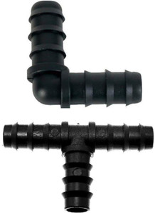 Farmer Girl 16mm Elbow Tee Drip connector (Per Pcs-25) Drip Irrigation ...