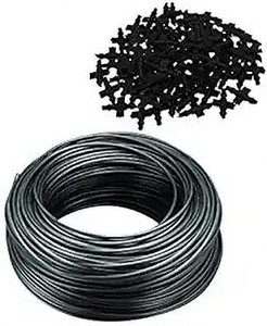 nextgenagro Drip Irrigation Pin Connectors (120 Pcs) and 4mm Feeder ...