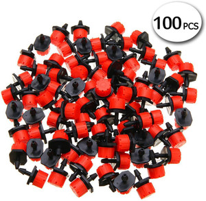 Vallabh ADJUSTABLE DRIPPER BLACK PACK OF 100 PIC. (0 TO 70 LITTER FLOW ...
