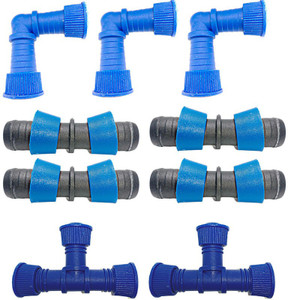 Farmer Girl 16mm Pepsi Elbow Tee Joiner drip Inline connector(Per Pcs ...