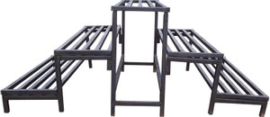 HIGH MENTALITY HM-0032 THREE FEET FOLDABLE FIVE STEP POT STAND Drip ...
