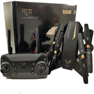 Wengonvila Black Garuda Drone Wifi Hd 1080P+720P Fpv Dual Camera Drone ...