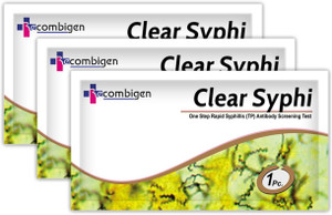 Recombigen Clear Syphi Syphilis Rapid Test Strips (Serum) Antigen Self ...