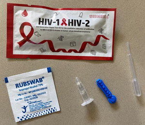 WebMedia -3rd generation Test kit- HIV (Type1&2) in whole Blood/Serum ...