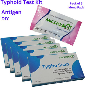 MICROSIDD Typhoid Pack of 5 Antigen Self Test Kit Price in India - Buy ...