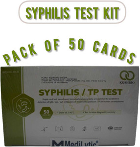 MediLytic Biomedicals Syphilis/TP Test (VDRL) (Pack Of 50 Tests Kit ...