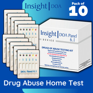 Insight DOA Panel 6.1- Drug abuse testing kit Urine Drug Test Price in ...
