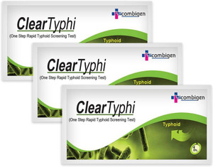 Recombigen Clear Typhi,Typhoid Rapid Test kit IgG/IgM (Serum/Plasma ...