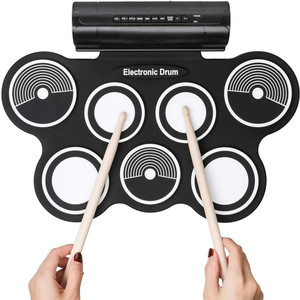 Bibox W759 Electronic Drum |Built-in Li-Battery 2000mAh|Portable with ...