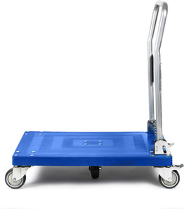 Aarvik Plastic Platform Trolley with 150 kg Capacity, Multi-Functional ...