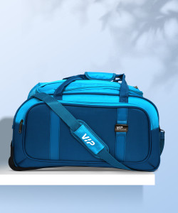 VIP (Expandable) CABIN SIZE DUFFLE TROLLY BAG 58 CM WITH 3 POCKETS AND ...