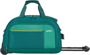 SAFARI Spin Rdfl 65 Green Duffel With Wheels (Strolley) Green - Price ...