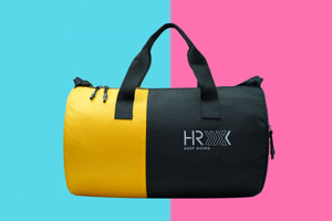 HRX by Hrithik Roshan for men & women Gym Duffel Bag YELLOW, BLACK ...