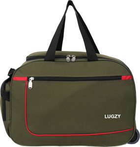 LUGZY (Expandable) PD2-GREEN_20 Duffel With Wheels (Strolley) GREEN ...