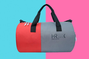 HRX by Hrithik Roshan for men & women Gym Duffel Bag GREY, RED - Price ...