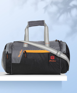 heart choice (Expandable) STYLISH Gym Bag Travel Bag - Grey Black Gym ...