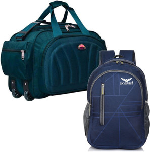 SkySprit (Expandable) 35L Spider Design Backpack with Duffle bag with ...