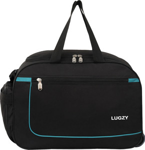 LUGZY (Expandable) PD2-BLACK_20 Duffel With Wheels (Strolley) BLACK ...