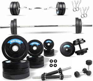 Watson 40kg Heavy Weight Gym Equipment Set,Home Gym Combo,Gym Set Kit ...