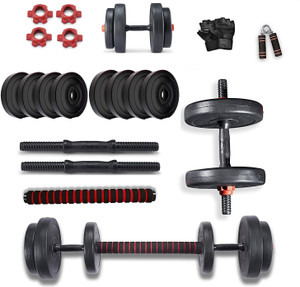 BodyFit 20 kg Extension Rod Home Gym Set Kit For Home Workout Fitness ...