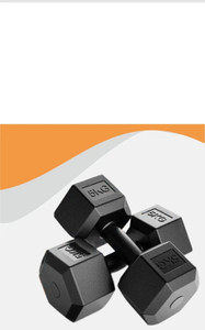 Dee Fit 10kg Dumbbell Set - 1 Pair of Dumbbells - best for Home FITNESS ...