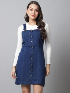 river of design Women Dark Blue Dungaree - Buy river of design Women ...