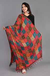 Parth Creation Polyester Printed Women Dupatta - Buy Parth Creation ...
