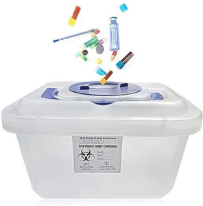 KAPGGRILA Sharps Containers | Bio-hazard | Bio-Medical Sharps Container ...