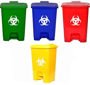 LISAMED Bio-Medical Waste Dustbin 10 Litres Plastic Dustbin Price in ...