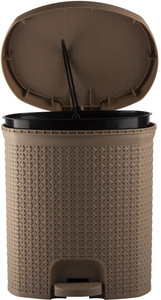 POLYSET Polyset Diamond Dustbin With Inner, 12 Litres, Sandy Brown ...