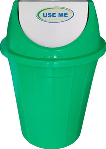 POLYWELL Swing60Green Plastic Dustbin Price in India - Buy POLYWELL ...