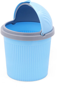 wiaa Table Top Portable Swing Lid Dustbin Desktop Trash Can For Study ...