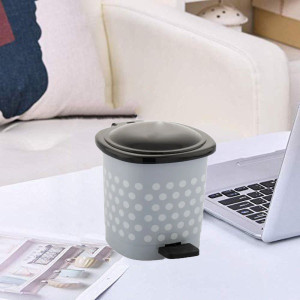 Mannat Small Plastic Beautiful Table Dustbin/Bathroom Garbage for Home ...