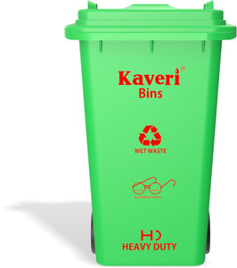 Kaveri Heavy Duty Outdoor Dustbin 360 LTR|Multifunction Garbage Bin ...