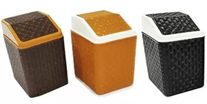 Randal Mini Multiuse Dustbin For Table, Office, Desk, Bedroom Dustbin ...
