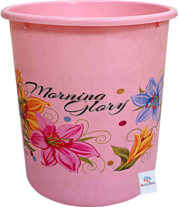 Heart Home Flower Print Plastic Garbage Waste Dustbin/Recycling Bin for ...